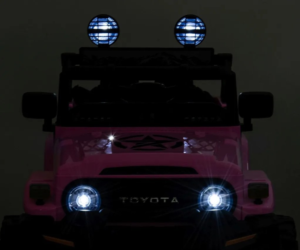 Elektrické autíčko Milly Mally Toyota FJ Cruiser Pink