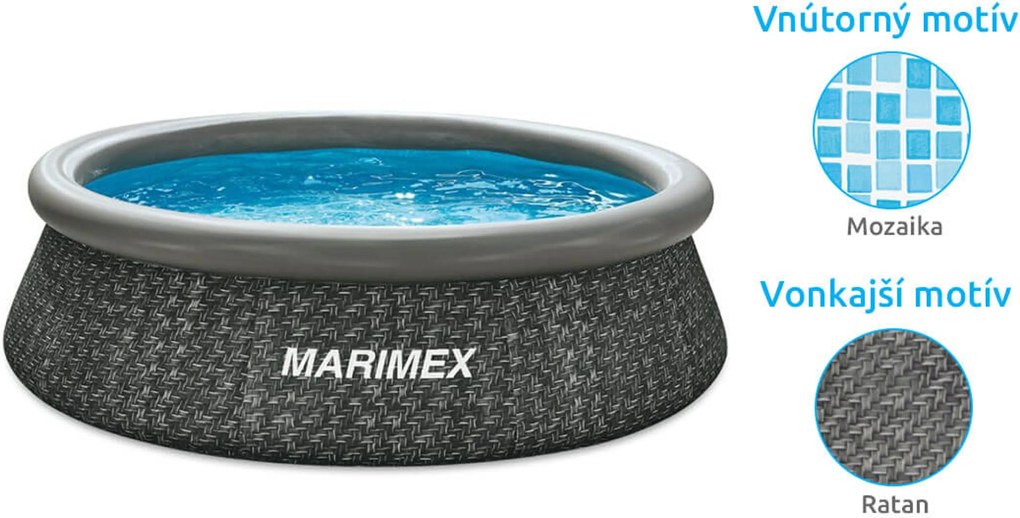 Marimex Tampa 3,05 x 0,76 m motiv Ratan 10340249