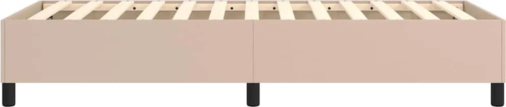Rám postele s boxspringem cappuccino 100x200 cm umělá kůže 3121034