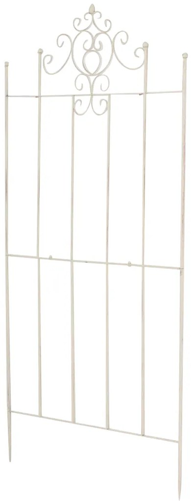 Mřížka na popínavé rostliny Paula - 180 x 85,5 cm - Krémová antik