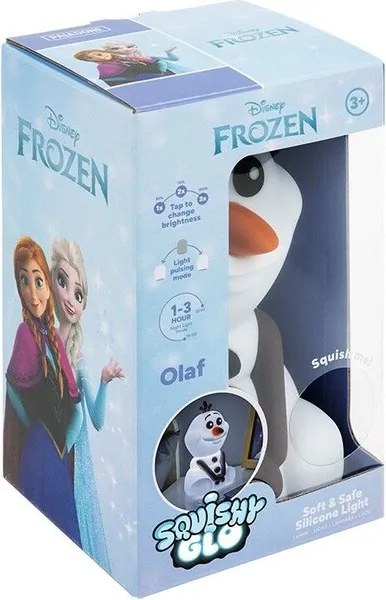 Frozen světlo SquishyGlo Olaf Bílá