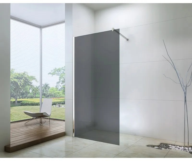 Mexen sprchová zástěna WALK-IN, 70 cm, šedá, 850-070-000-01-40