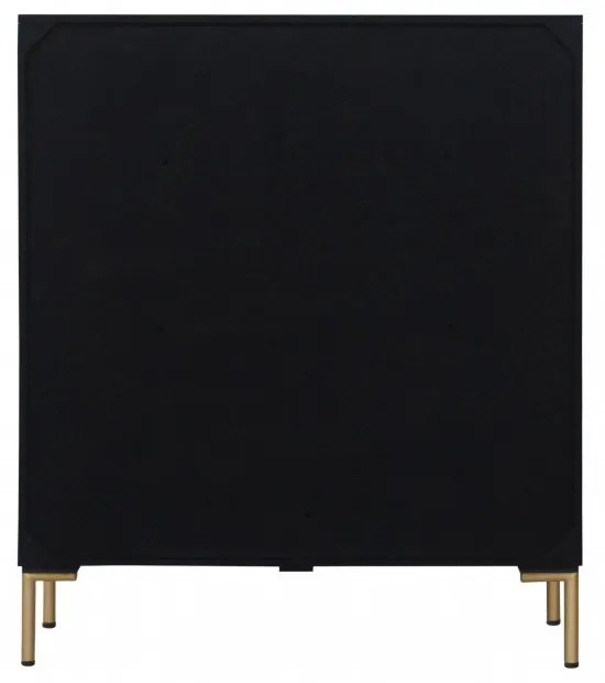 Massive home | Designová vysoká komoda Black Circle mango