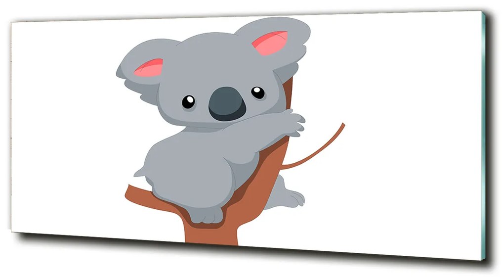 Fotoobraz na skle Koala na stromě