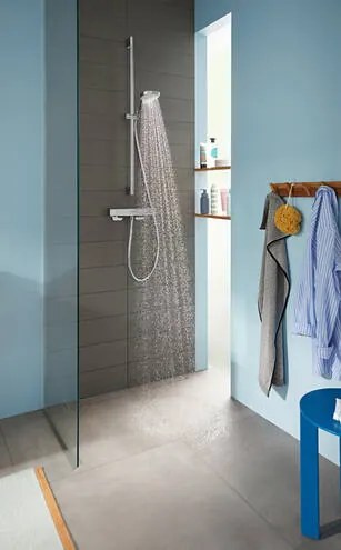 Hansgrohe Croma Select E, Vario sprchová sada se sprchovou tyčí 90 cm, bílá/chromová, HAN-26592400