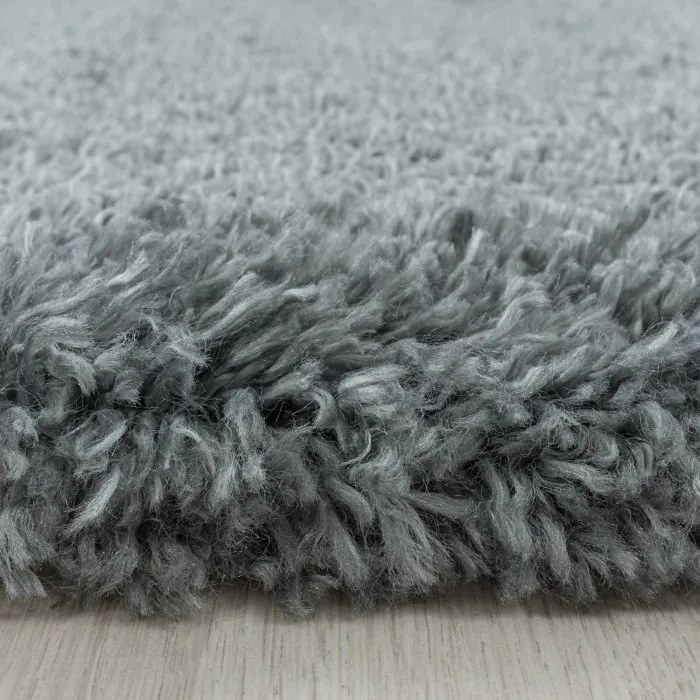 Vopi | Kusový koberec Fluffy shaggy 3500 light grey - 120 x 170 cm