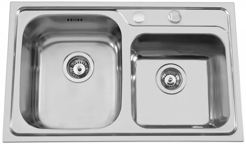 Sinks Sinks Rodi ALFA 800 DUO levý texturovaný | BIANO