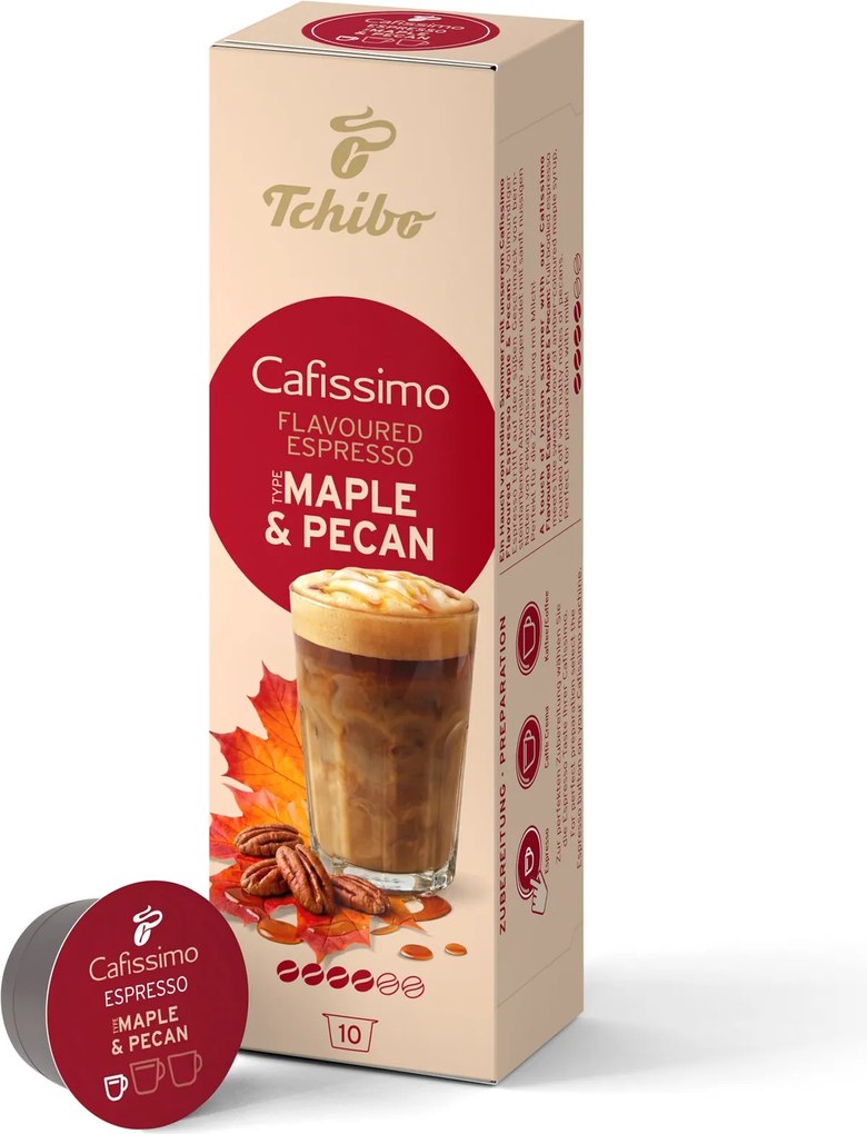 Cafissimo Flavoured Espresso − Maple & Pecan − 10 kapslí - Intenzita: 4/6