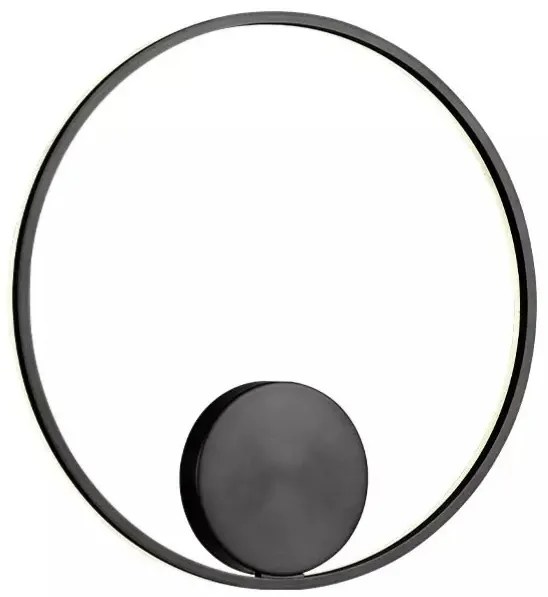 Světla a lustry REDO GROUP Redo ORBIT černé nástěnné LED světlo kruh 60 cm/LED 44W/3000K Stmívání: Triac