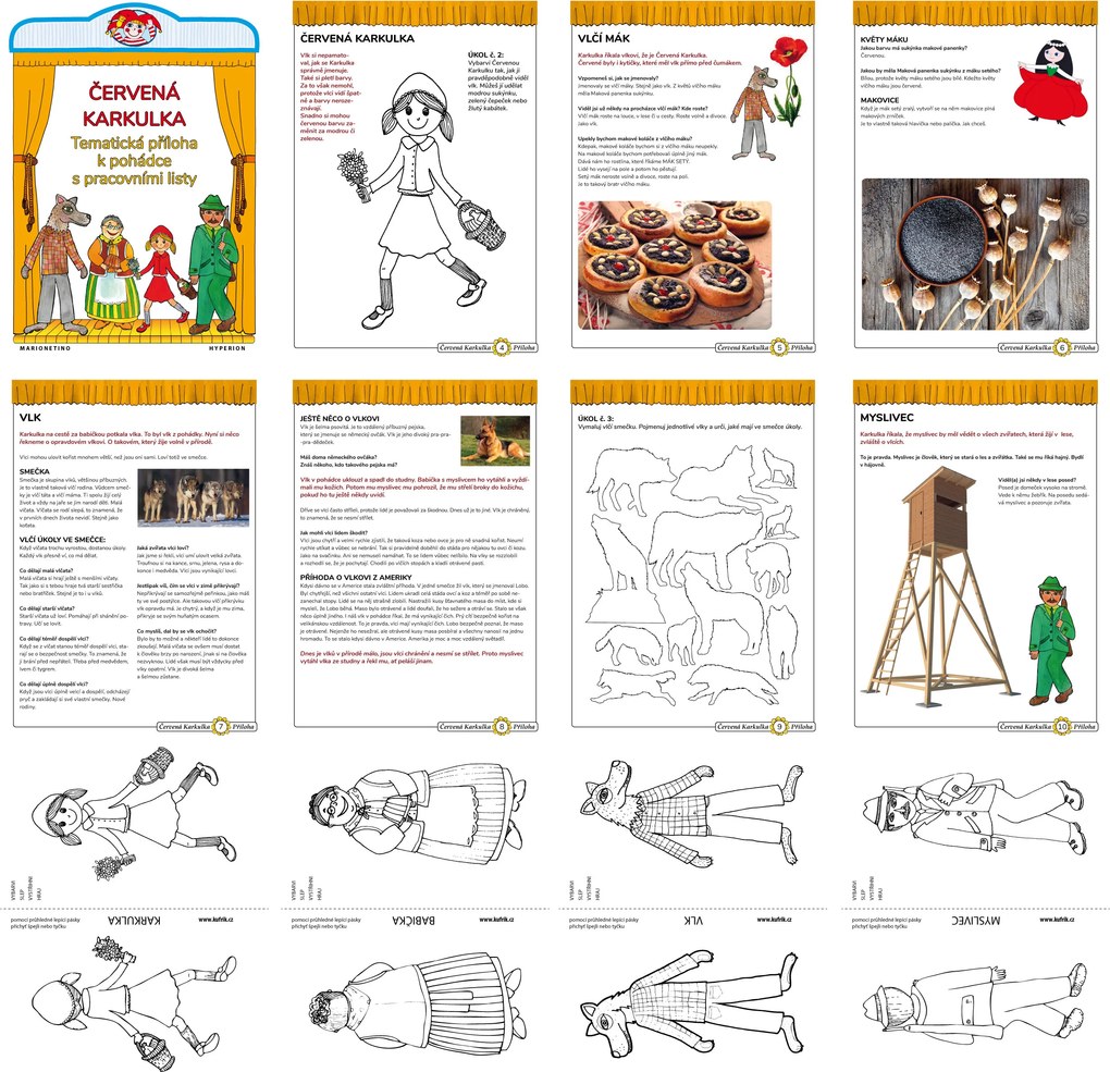 MARIONETINO Červená Karkulka - scénář k pohádce