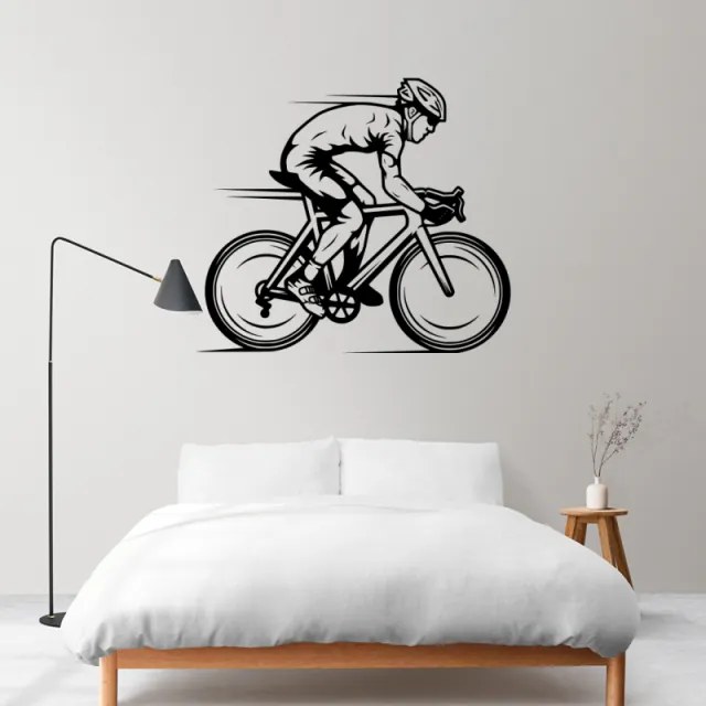 Samolepka Závodník v cyklistice