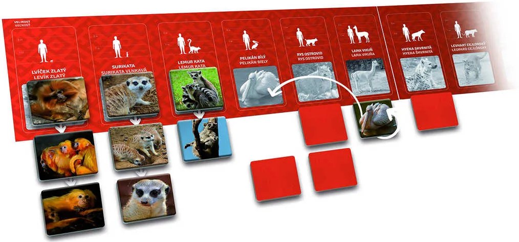 EFKO HRA Lototrio Zvířata v ZOO 1 dětské vzdělávací hry ef8860