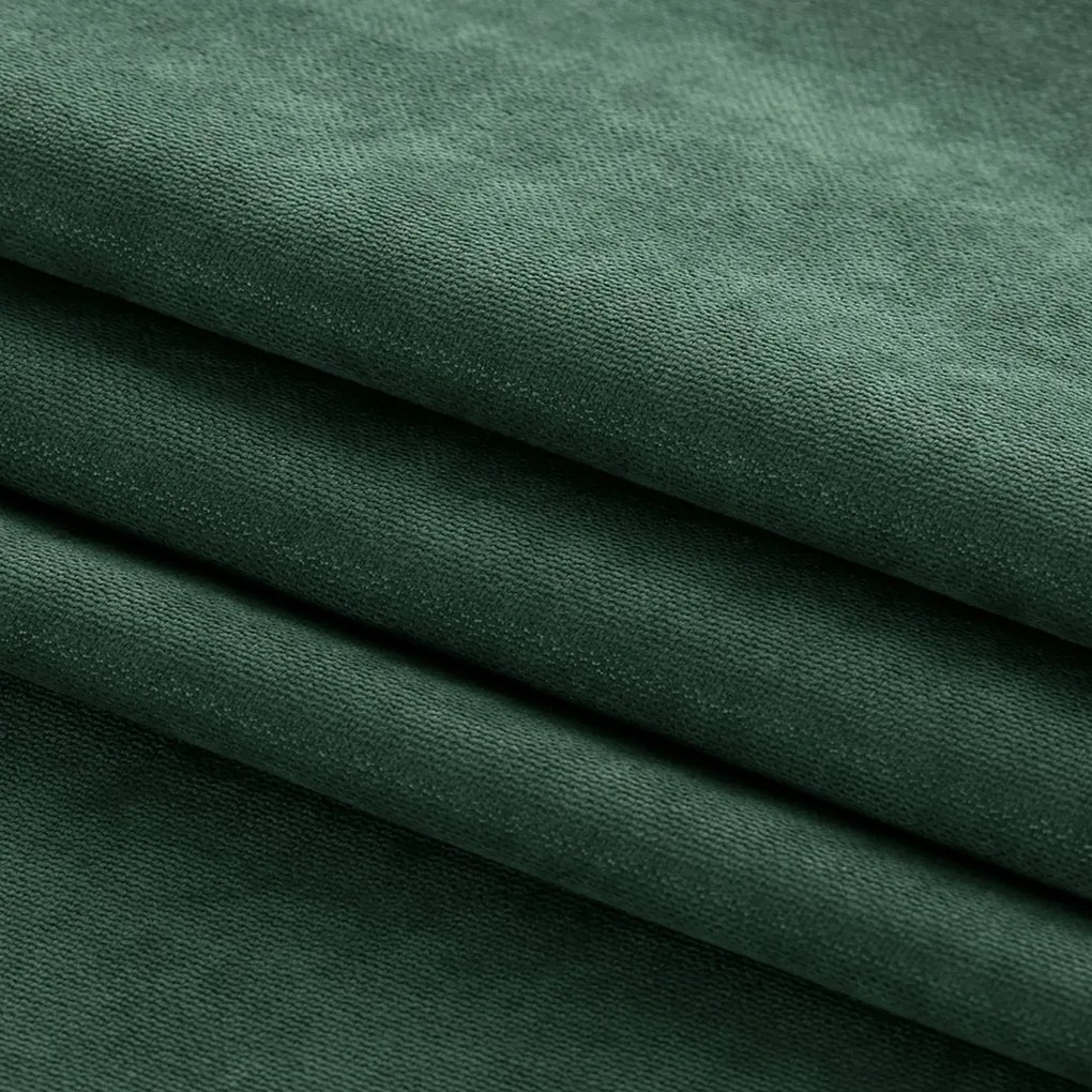 Závěs MILANA klasická transparentní dračí páska 7,5 cm s třásněmi 3 cm zelený