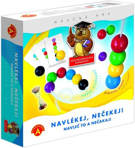 ALEXANDER Hra vzdělávací Navlékej, nečekej! *SPOLEČENSKÉ HRY* 29000411