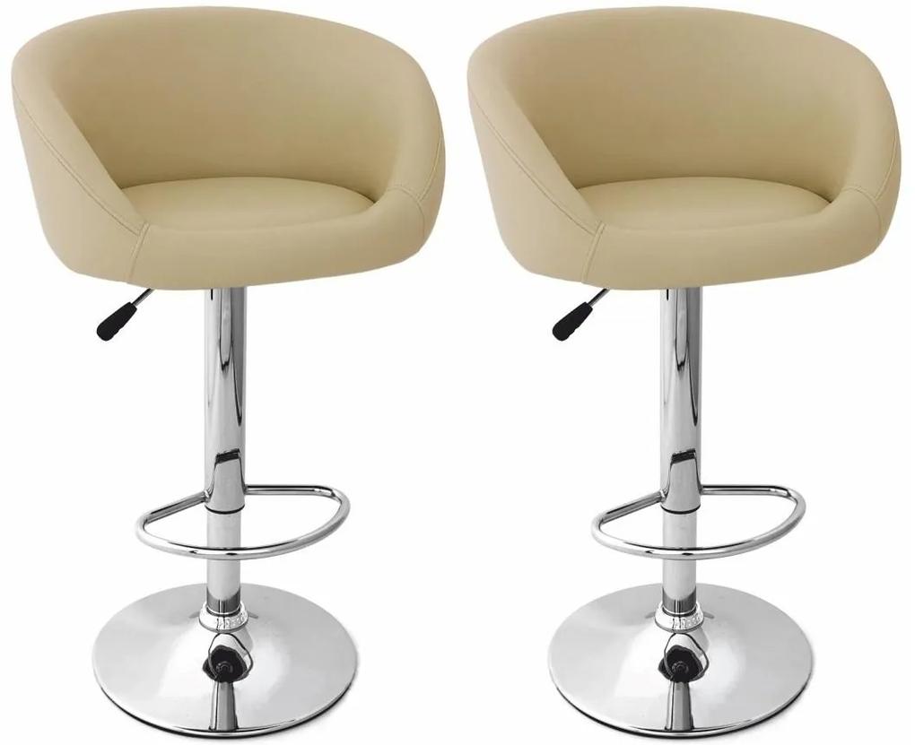 Barová židle 2x  Hawaj CL-7010 | krémová