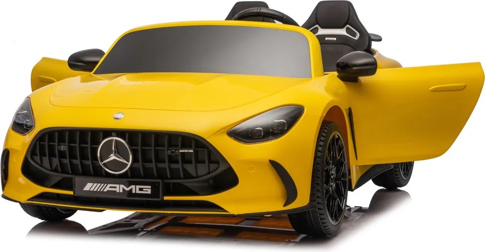 LEAN CARS Elektrické autíčko Mercedes GT63 AMG DK-GT63 24V LCD žluté