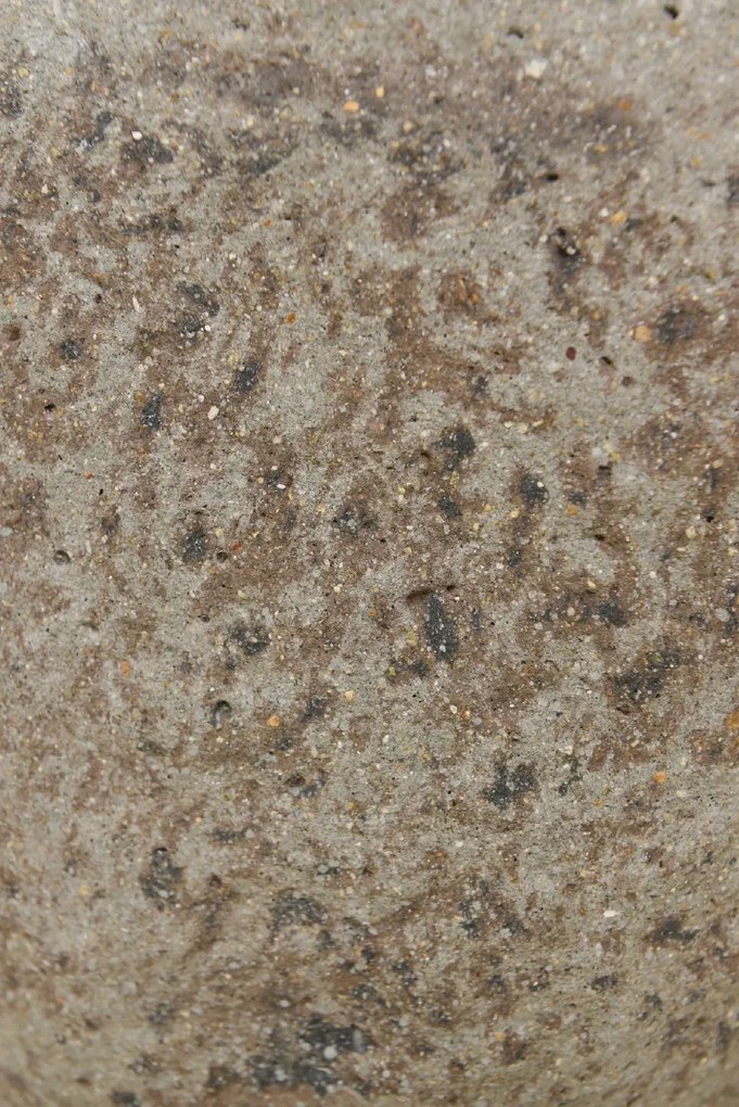 Kulatý květináč LONDA, vláknocement, 25x22 cm, šedý
