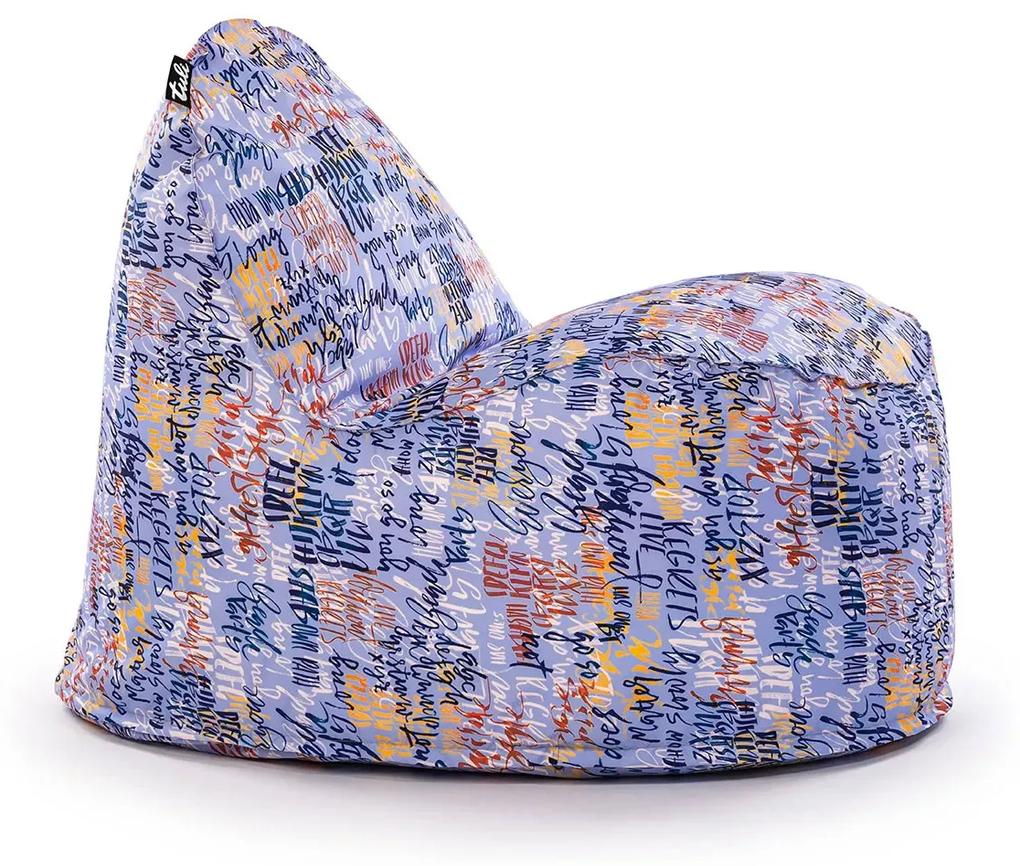 Tuli Moka sedací vak Provedení: 905 - pastel - vzorovaný polyester