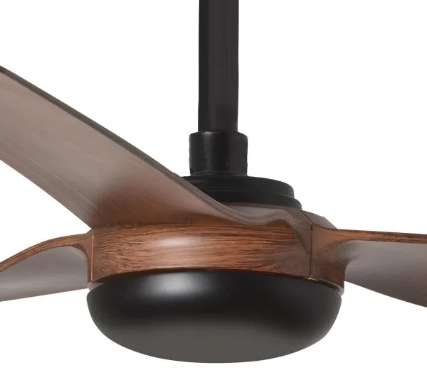 FARO 33817WT-Stropní ventilátor PUNT M hnědá/černá pr.132 cm WT+dálkové ovládání