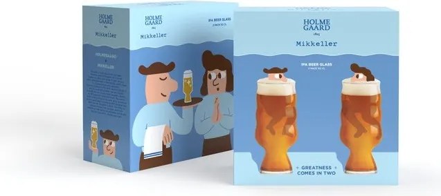 Sklenice na pivo v sadě 2 ks 500 ml Mikkeller – Holmegaard