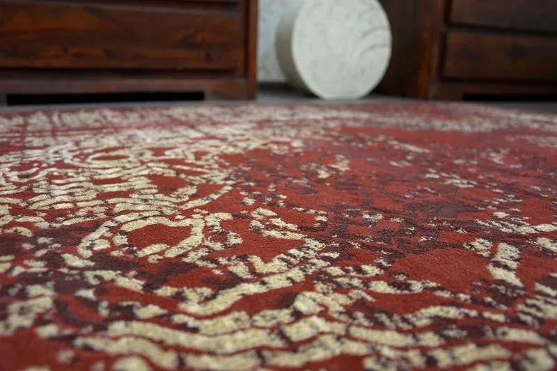 Kusový koberec DROP JASMINE 456 tmavě béžový