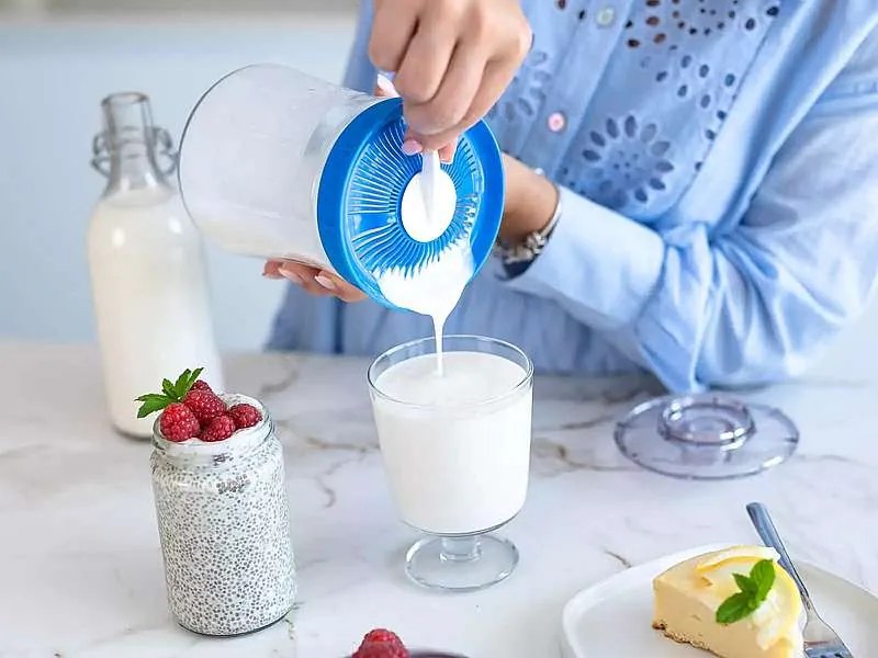 Kefirko Kefir fermenter nádoba na výrobu kefíru modrá 0,9 l