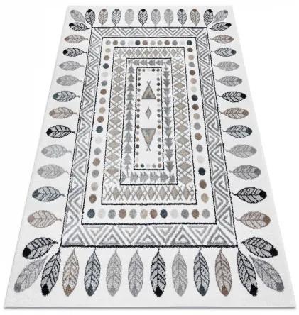 Dětský kusový koberec FUN Indiánské Teepee krémový Rozměr: 240x330 cm