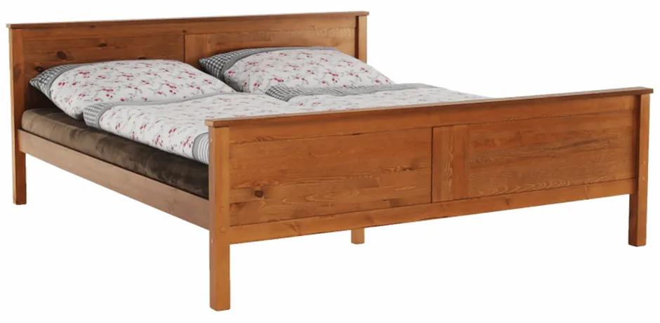 Manželská postel 160 cm Porto (s roštem). 1000080