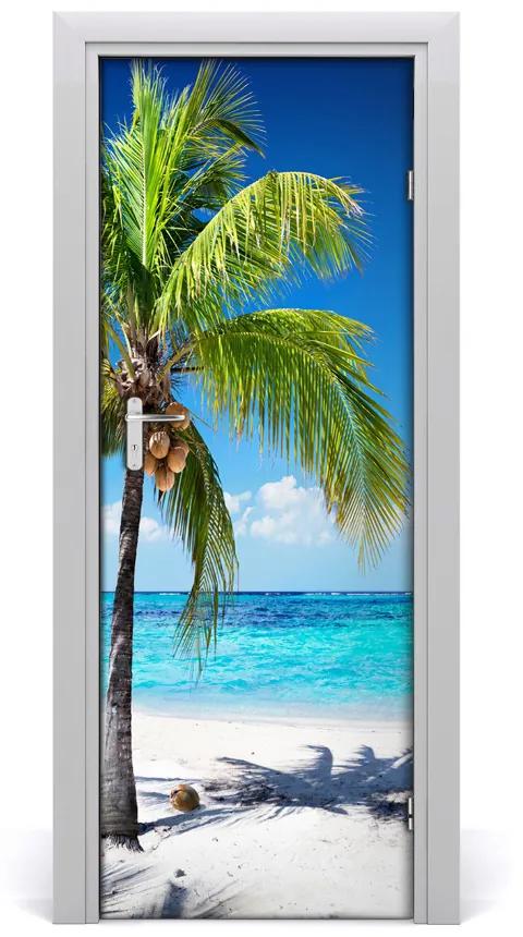 Fototapeta na dveře samolepící tripická pláž 75x205cm