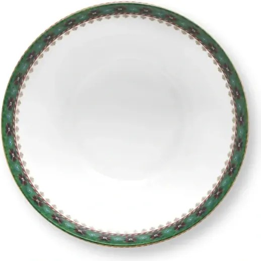 Pip Studio Berry Blues miska Ø15cm, modrá (Střední porcelánová miska na snídaně nebo polévky)
