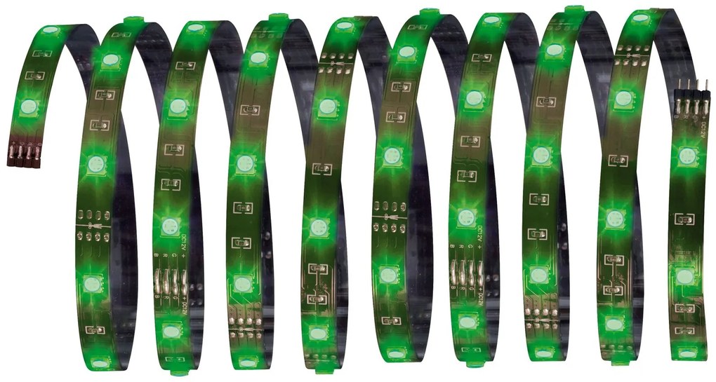 Paulmann 70430 ECO Basic Set, LED pásek s trafem a dálkovým ovladačem, 19W LED RGB, 300cm