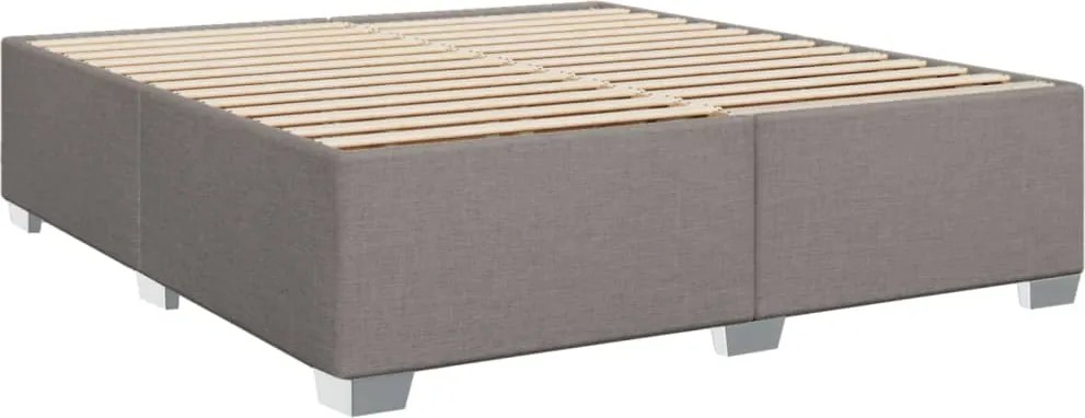 Box spring postel s matrací taupe 180x200 cm textil 3285978