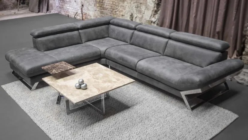 Vystavený konferenční stolek CT 14 – mramor, 70 × 70 cm