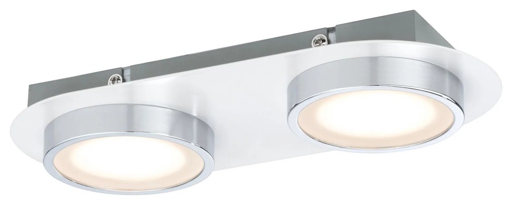 Paulmann 70943 Liao, stropní svítidlo z kovu, 2x4,7W LED 3000K, délka 23cm