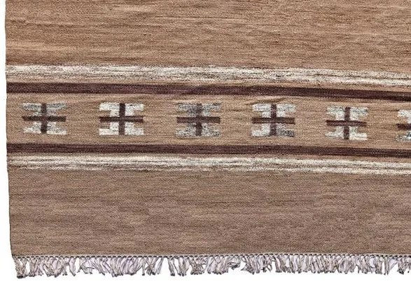 Diamond Carpets India, Ručně vázaný kusový koberec Ginger DESP P83 Brown Cream, 300x400, hnědá, chodba / předsíň