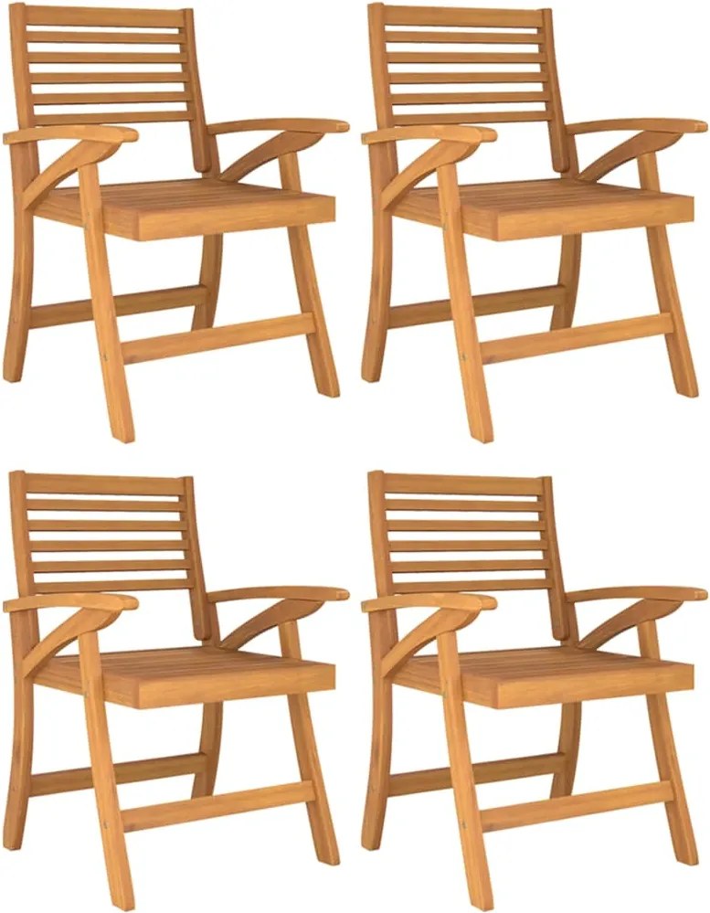 5dílný zahradní jídelní set masivní akáciové dřevo 3156864