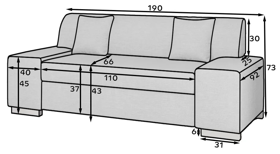 Porto pohovka 2+3 Materiál / Dekor: Grande 75