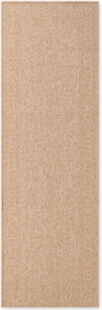 NORTHRUGS, Běhoun Duet Kona 106250 Beige/White - na ven i na doma, 80x250, béžová, chodba / předsíň