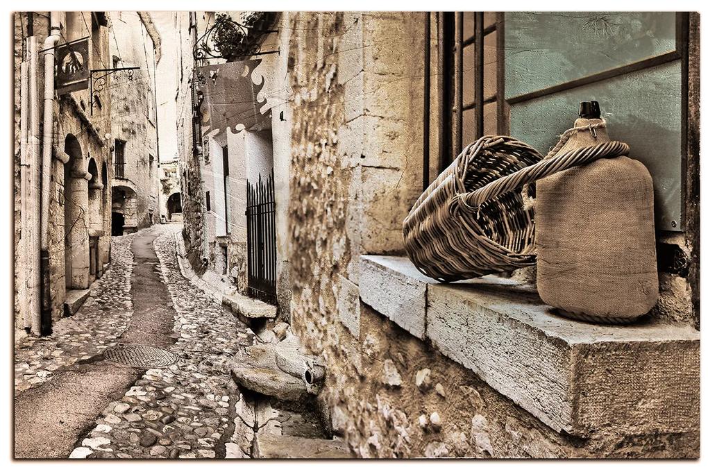 Obraz na plátně - Stará středomořská ulice 1151FA (75x50 cm)