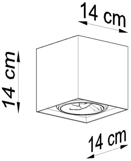 Sollux SL.0646 - Bodové svítidlo VALDE 1xGU10/40W/230V