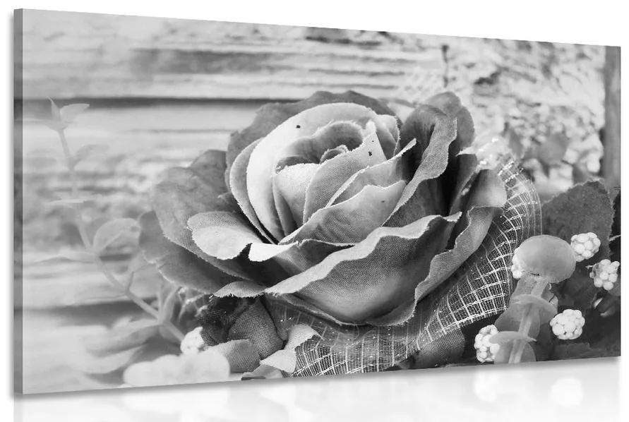 Obraz růžová vintage růže Varianta: 90x60