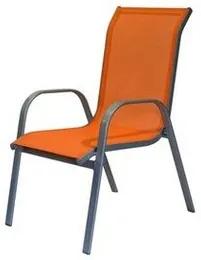 Zahradní židle oranžová