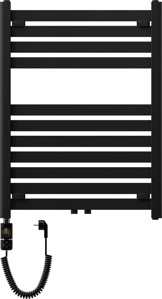 Mexen Uran, elektrické topné těleso 800x600 mm+ topná tyč 600 W, černá, W105-0800-600-2600-70