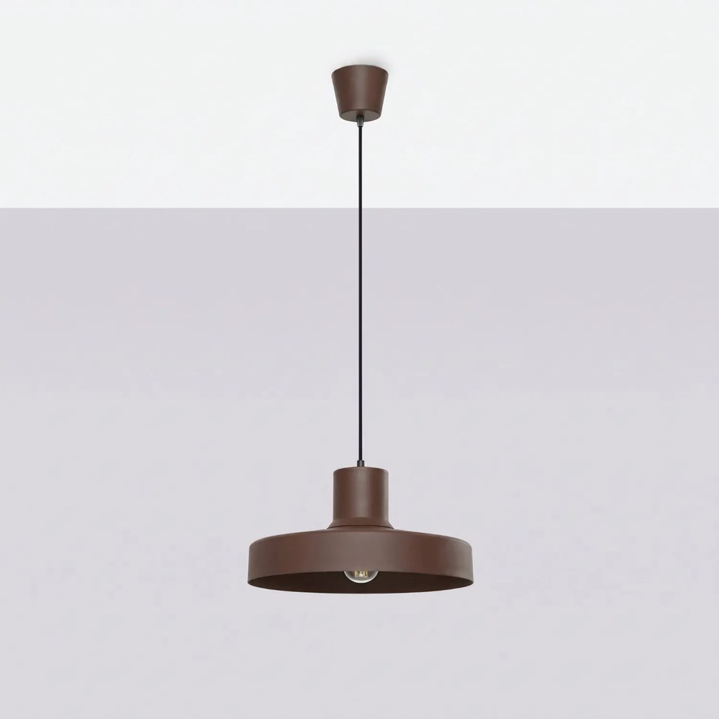 Sollux Lighting Závěsné svítidlo BILO hnědé