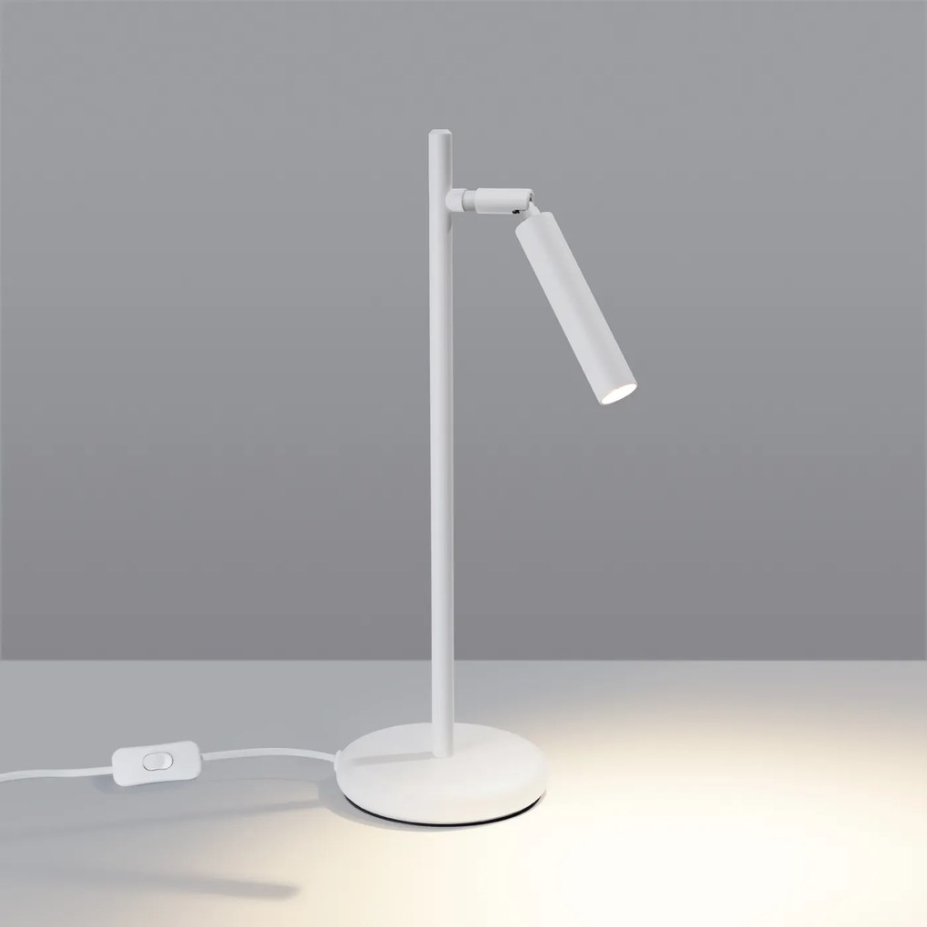 Sollux Lighting Stolní lampa PASTELO bílá