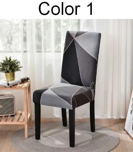 Různé elastické potahy na jídelní židle Varianta: Color 1