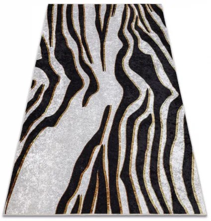Dywany Luszczow Dětský kusový koberec MIRO 52002.807 pratelný  Zebra vzor protiskluz, krémová / černý Rozměr koberce: 200 x 290 cm