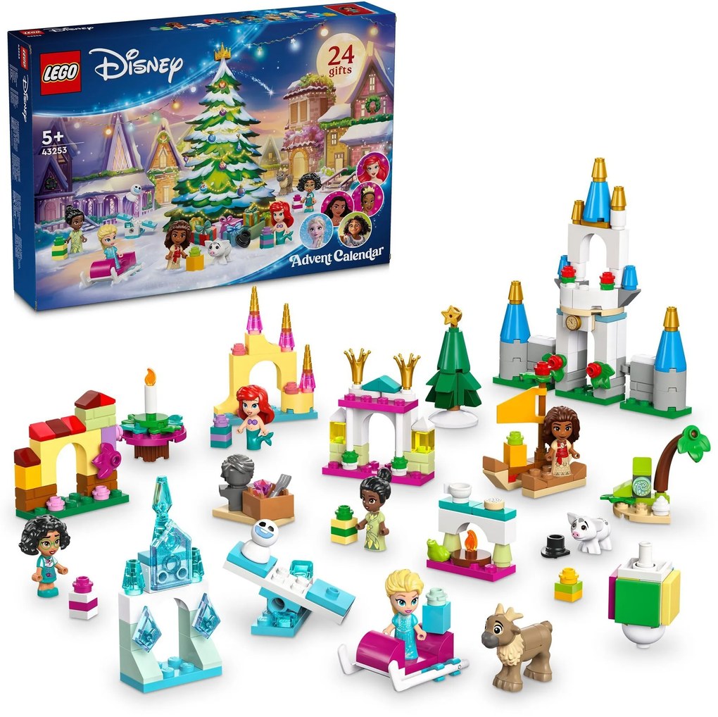 Adventní kalendář lego - disney princess 43253 adventní kalendář 2024