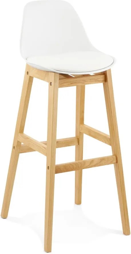 Bílá barová židle Kokoon Elody, výška 102 cm