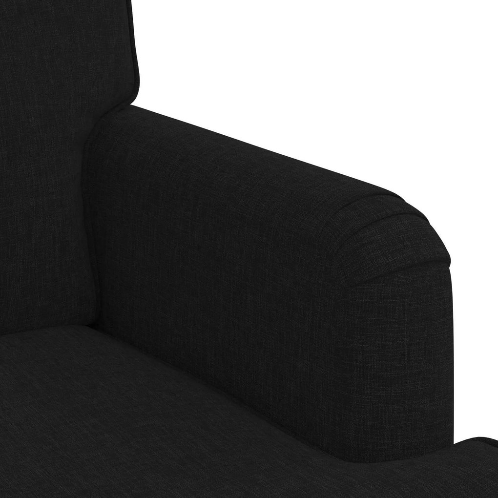 Set pohovek 2 ks Černá textil 3407606